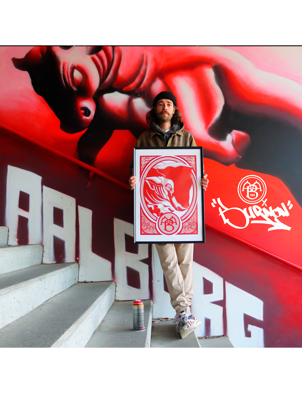 AaB Plakat Tyren, rød